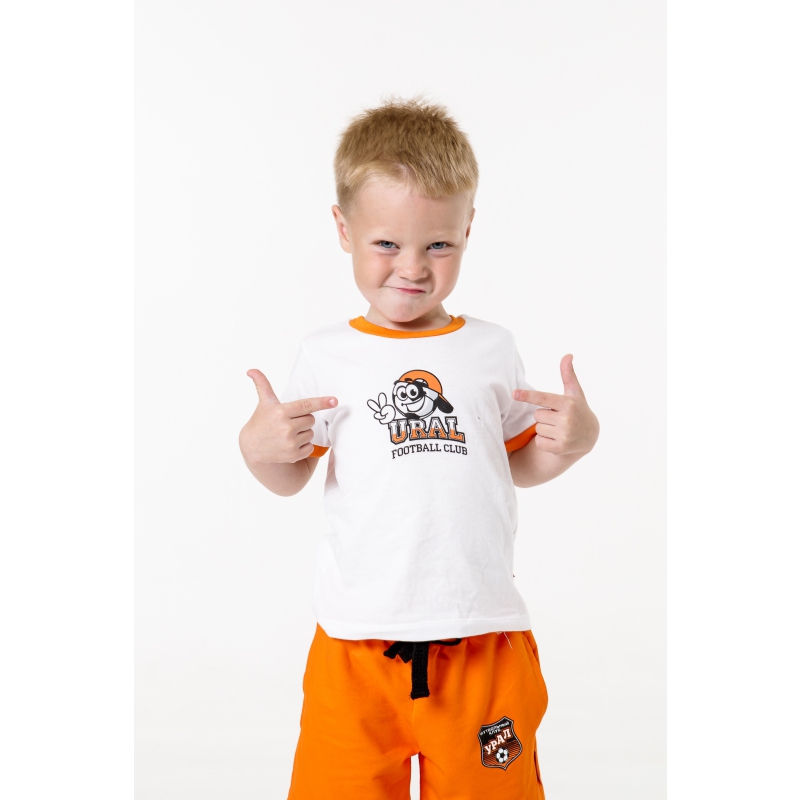 Футболка детская "ФК Урал" белая, 28 (98см.), 2020г.